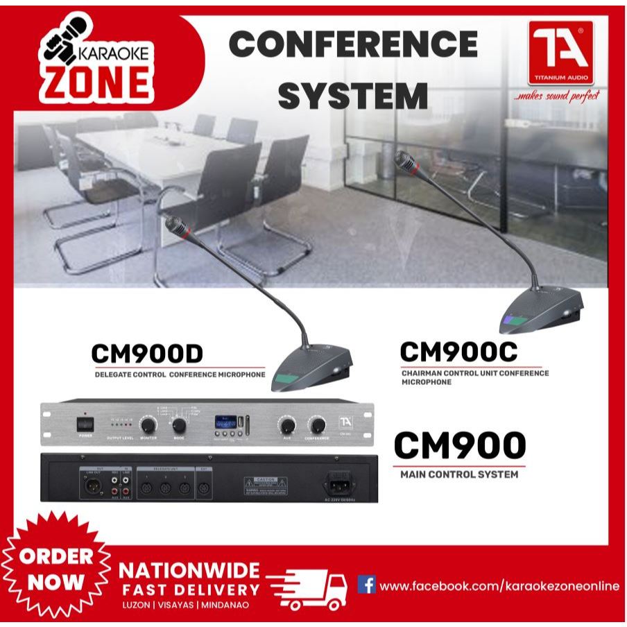 Titanium Audio Conference Microphone & System/Main Control System ...