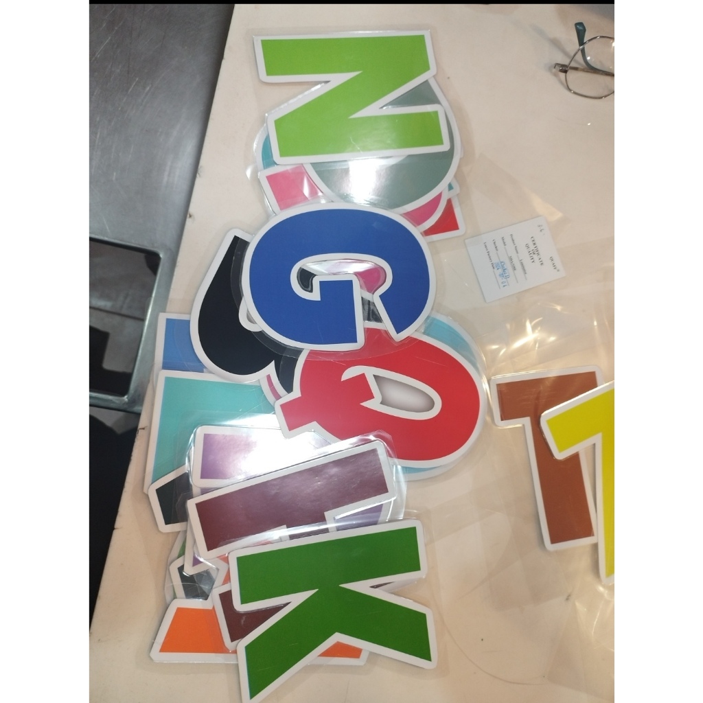 Laminated Letters Cut-Out (Personalized) | Shopee Philippines