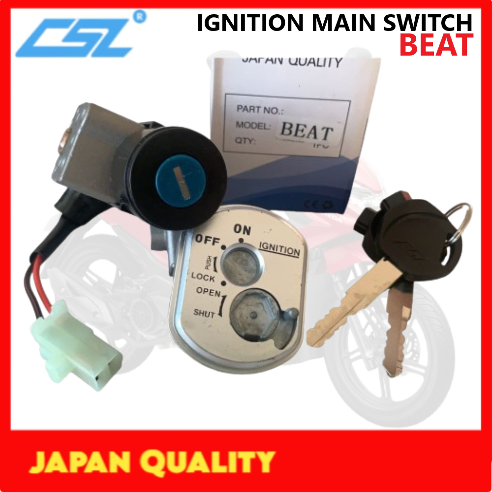 CSL Ignition Main Switch 2 Keys for HONDA BEAT Motorcycles | Shopee ...