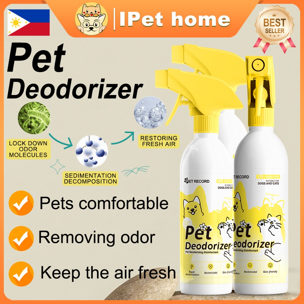 PET RECORD 500ml Deodorant Spray for cats and dogs Deodorant Air ...