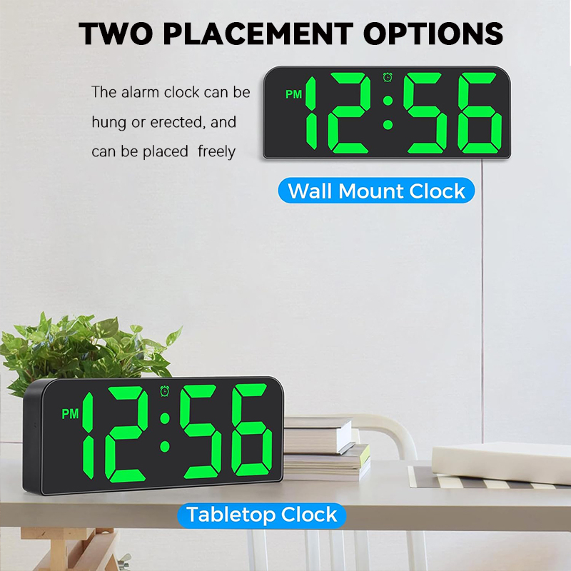 LED Digital Wall Hang And Display Stand Clock With Timer & Countdown ...