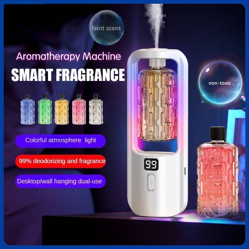 Digital display Rechargeable Fragrance Machine Automatic Aroma Diffuser ...