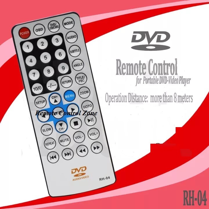 SATA Universal Remote Control for Portable DVD/Video Player - RH04 for ...
