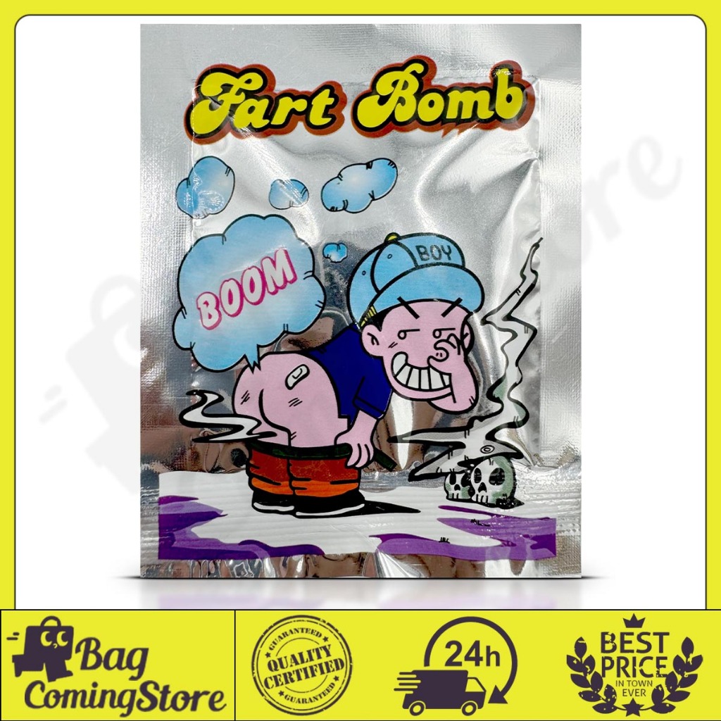 1Pc Fart Bomb Bags Poop Spray Bag Prank Joke Wet Fart Smelly Gas Bag ...