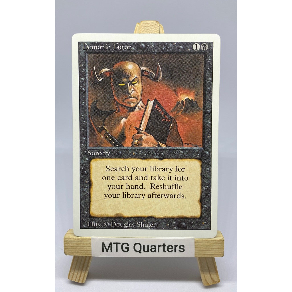 MTG Proxy Card - Demonic Tutor | Revised Edition (3ED) | Shopee Philippines