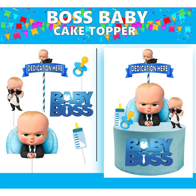 Bosa baby cake and cupcake topper ( MACHINE CUT WATERPROOF) | Shopee ...