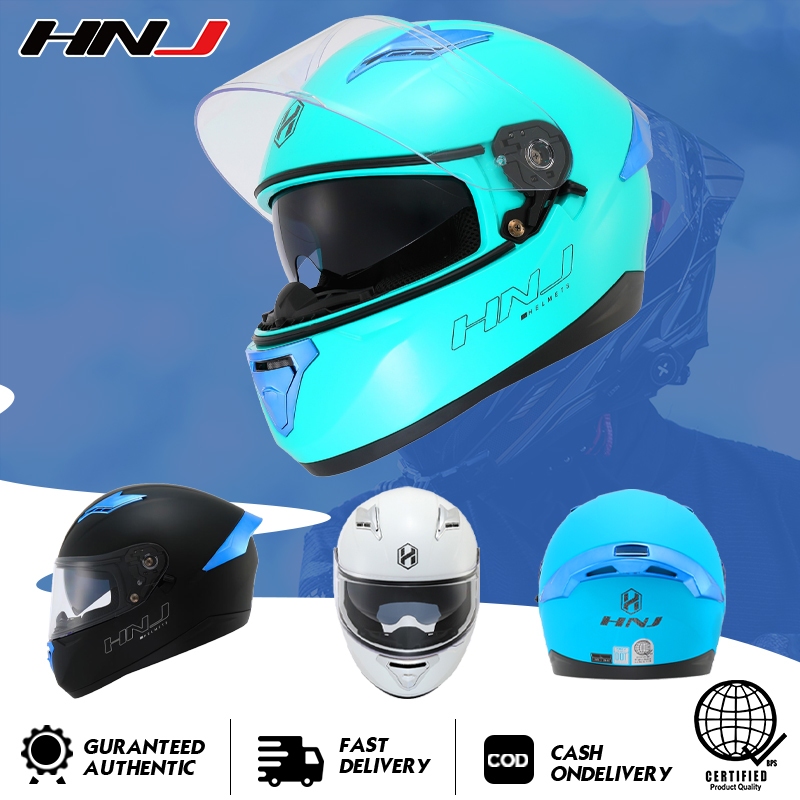 HNJ 983 dual visor full face motorcycle full face helmet for men and ...