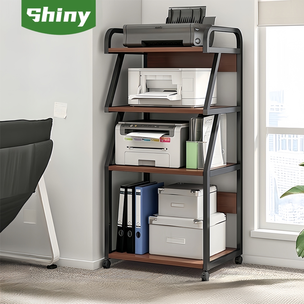 Office Storage Rack 3/4/Layers Office Floor Stand Storage Rack Office ...