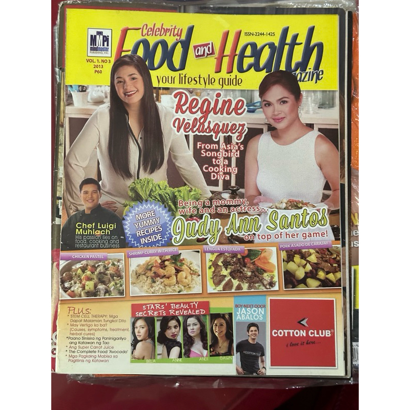 Food and Health magazine- Regine&Judy Ann | Shopee Philippines