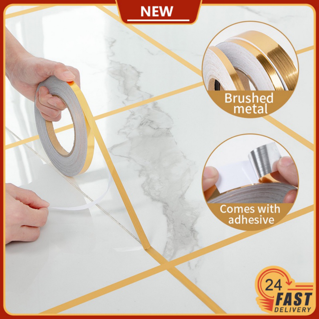 Floor tile joint sealing tape Wall tile strip joint sticker Copper foil ...
