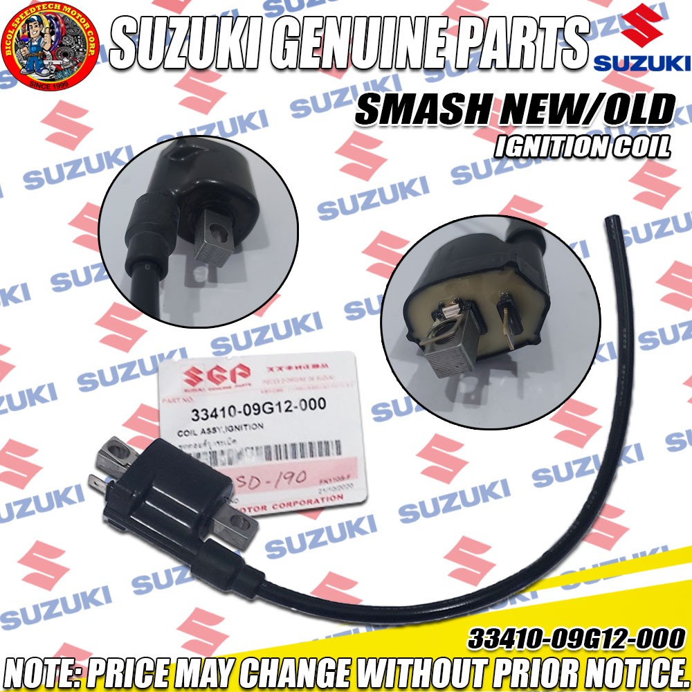 SMASH NEW/OLD IGNITION COIL (SGP) (Genuine: 33410-09G12-000) | Shopee ...