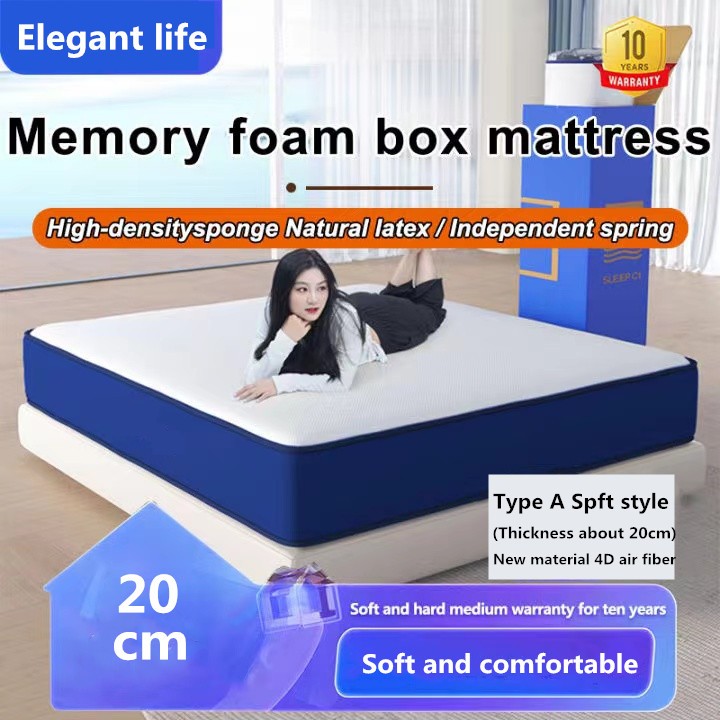 foam spring mattress 20cm Thickening Single/Queen/King Size foam for ...