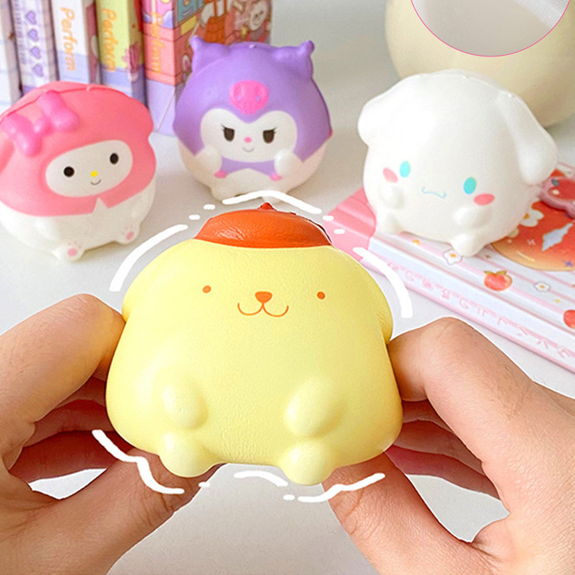 Sanrio kids Squishy Decompression Toy Kuromi Cartoon Squeeze Ball ...
