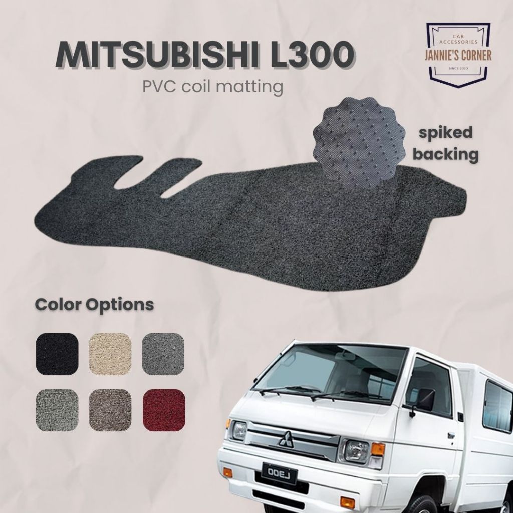 L300 Front Row Spaghetti Car Mat (Spiked Back) | Shopee Philippines