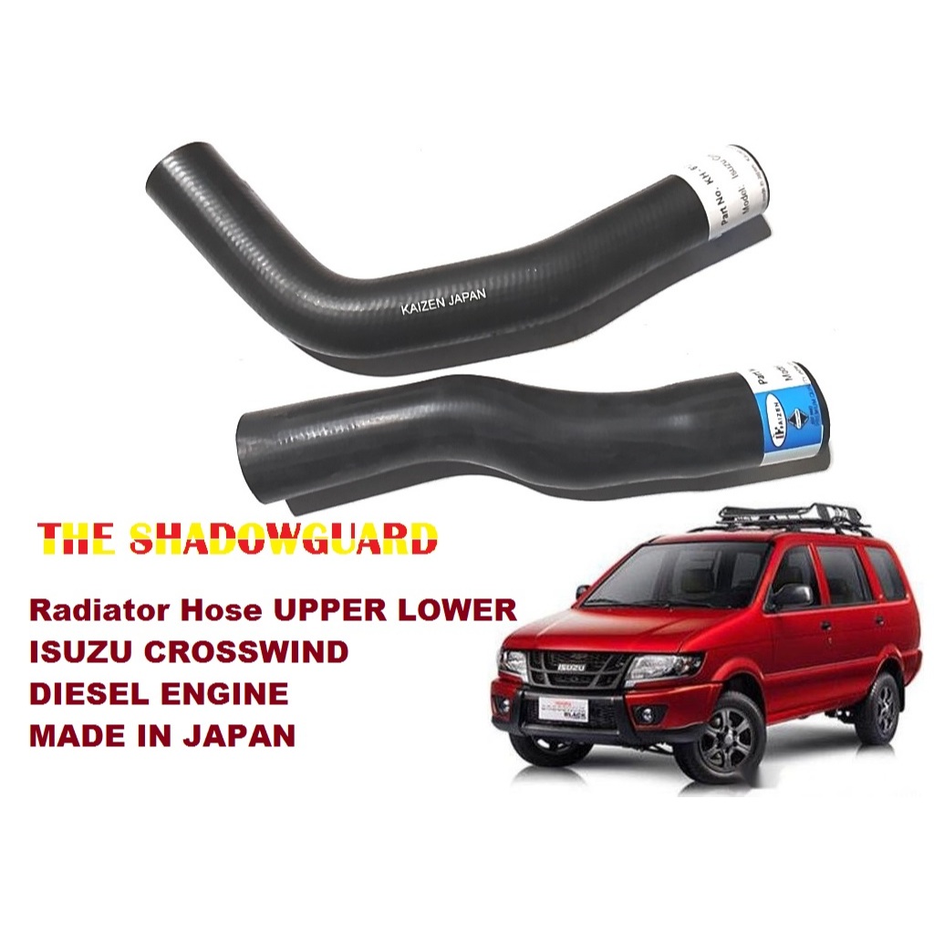 Radiator Hose UPPER LOWER ISUZU CROSSWIND DIESEL ENGINE MADE IN JAPAN ...