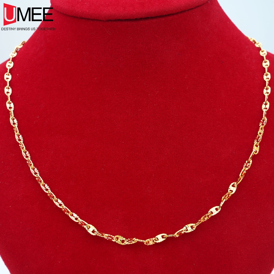 UMee 18k Gold Plated Chain Necklace accessories jewelry for women ...