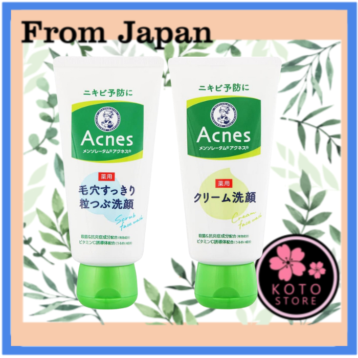 Mentholatum Acnes Facial Wash, Acne Prevention Medicated Cream ...