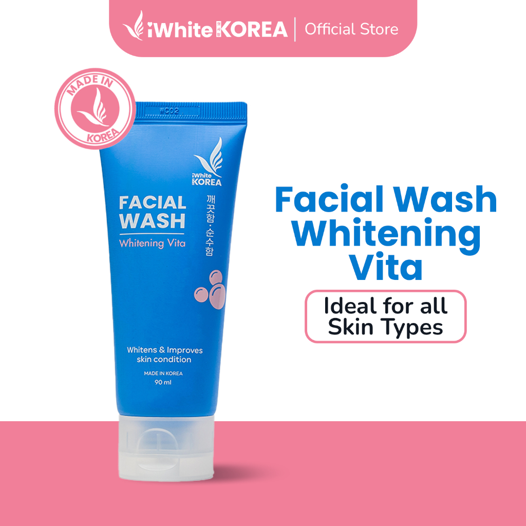 iWhite Korea Facial Wash Tube 90ml | Shopee Philippines