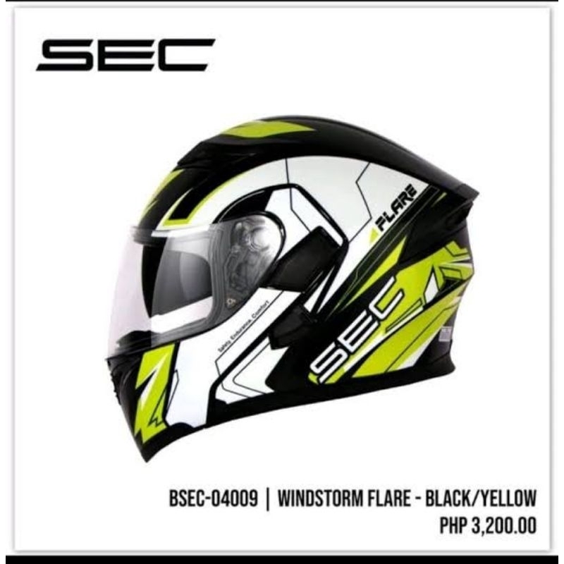 Sec Flare Modular Dual Visor Helmet | Shopee Philippines
