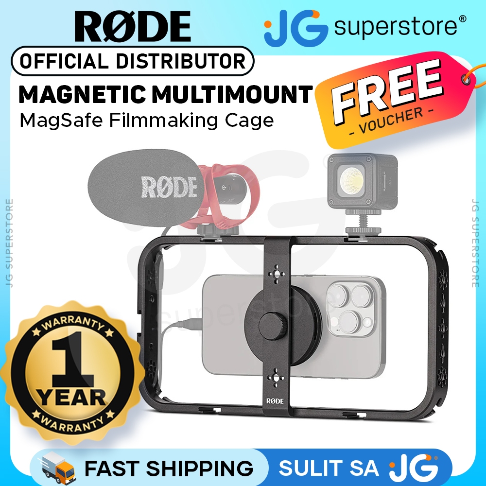 Rode Magnetic Multi Mount MagSafe Filmmaking Cage for iPhone Smartphone ...