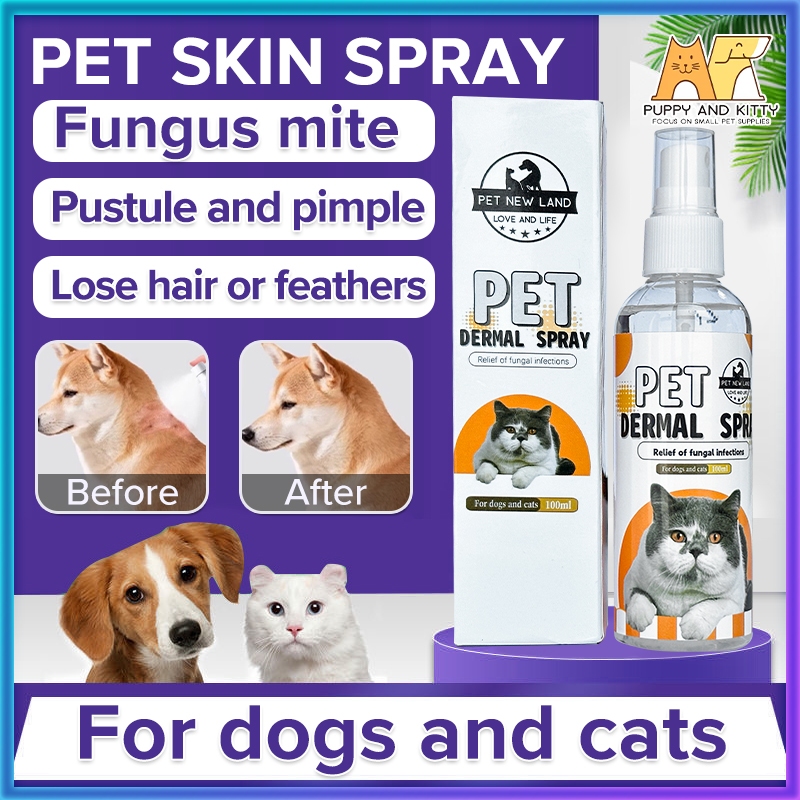 Pet Skin Spray for Dogs and Cats Moss Skin Spray 100ML | Shopee Philippines