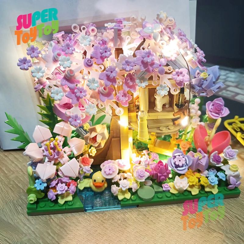 Bricks Flower Box Building Blocks Set Photo Frame Assembly Toys for ...