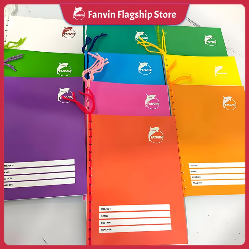 Fanvin A5 Yarn Notebook 80 Sheets 10 Colors School Supplies | Shopee ...
