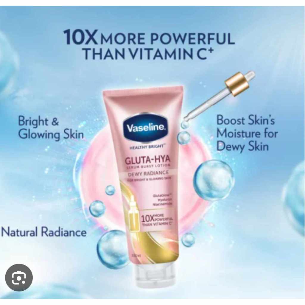 Vaseline Flawless Radiance with GlutaGlow technology and 10x Vitamin C ...