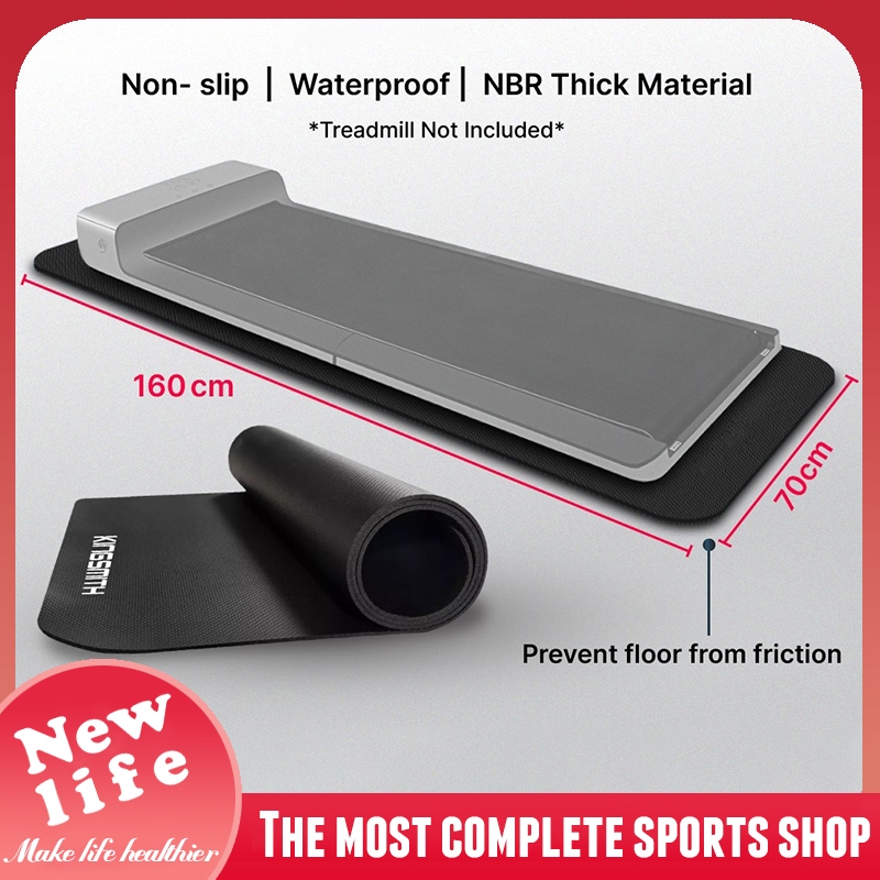 Treadmill shock-absorbing pads，160*70CM treadmill mats protect the ...