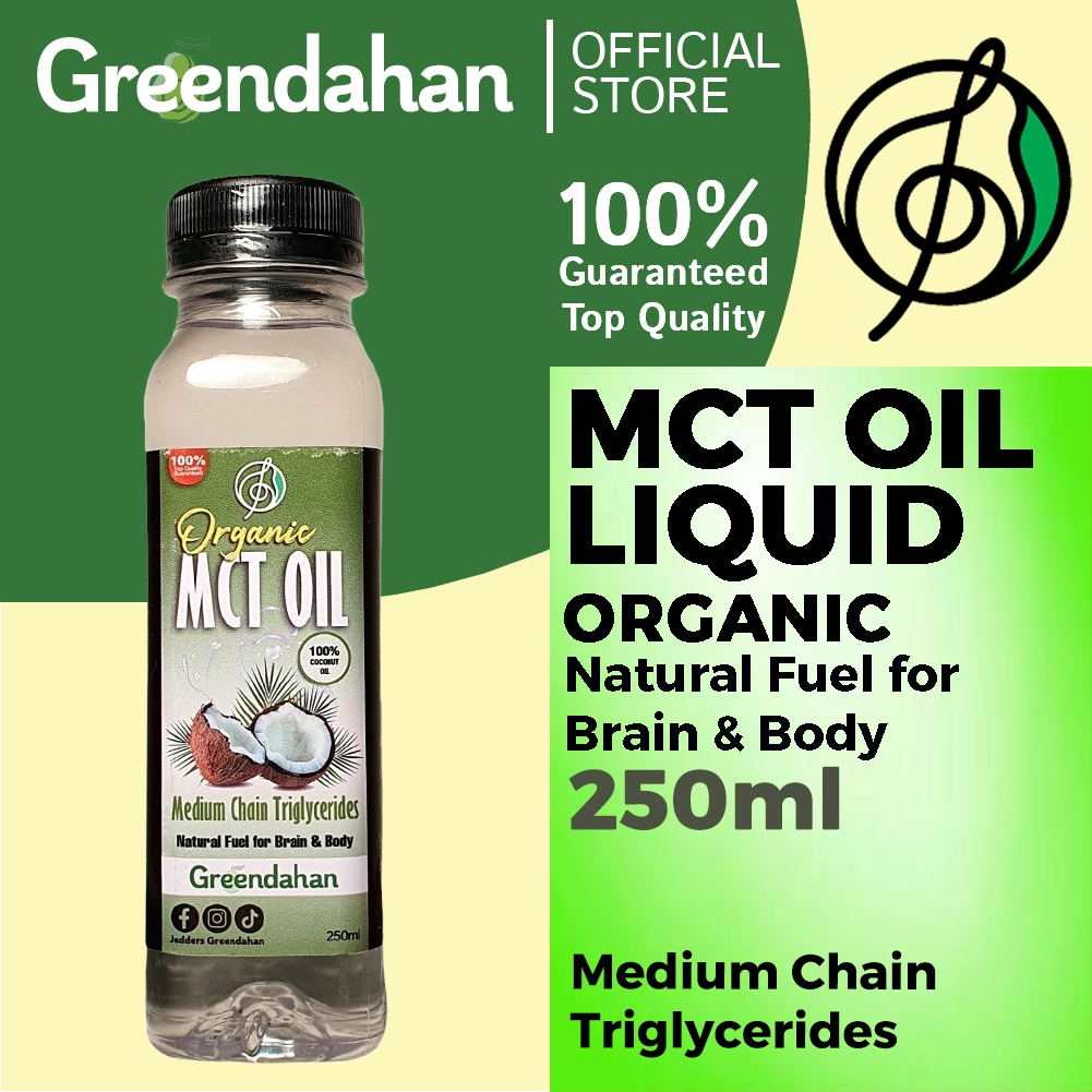 GREENDAHAN /MCT Oil - Pure 100% Medium Chain Triglycerides 250ml | 500ml - C8,C10 - Premium ...