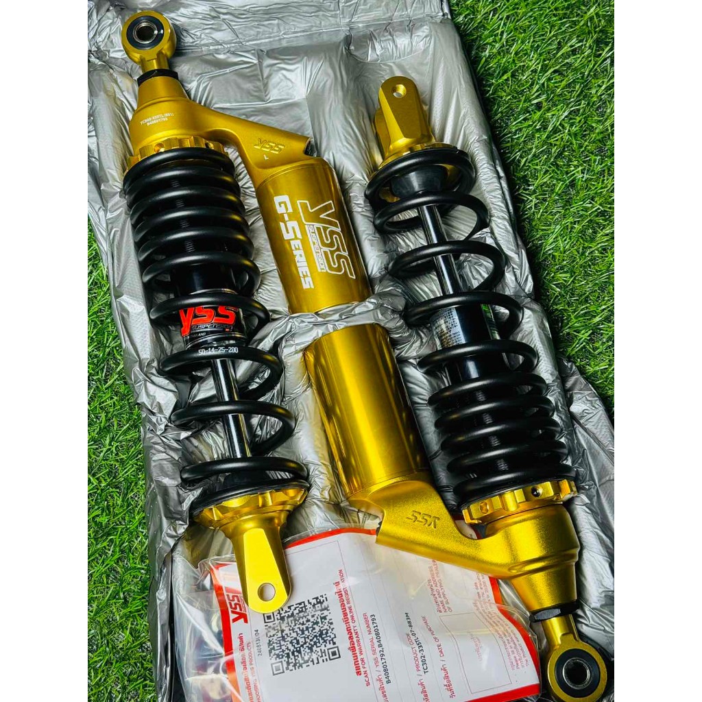 YSS SUSPENSION G-PLUS GOLD EDITION 335MM NMAX/PCX/ADV (SOLD AS PAIR ...