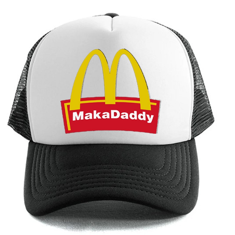 Mcdo Mc donalds Maka Daddy Spoof Net Trucker Dads Dad Cap Hat Snap Back ...