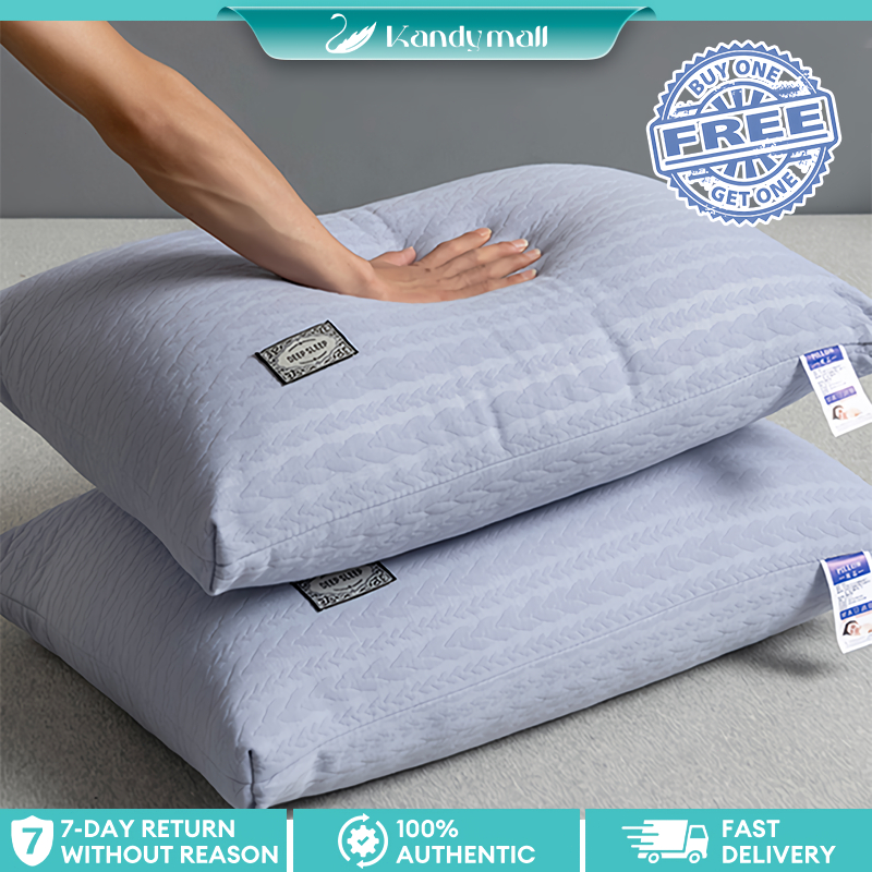 Antibacterial and anti-mite pillow Ergonomic design Neck support ...