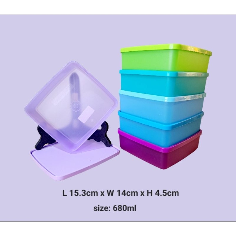 Tupperware Square Away 680ml | Shopee Philippines