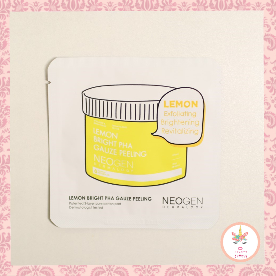 NEOGEN DERMALOGY LEMON BRIGHT PHA GAUZE PEELING 1 PAD | Shopee Philippines