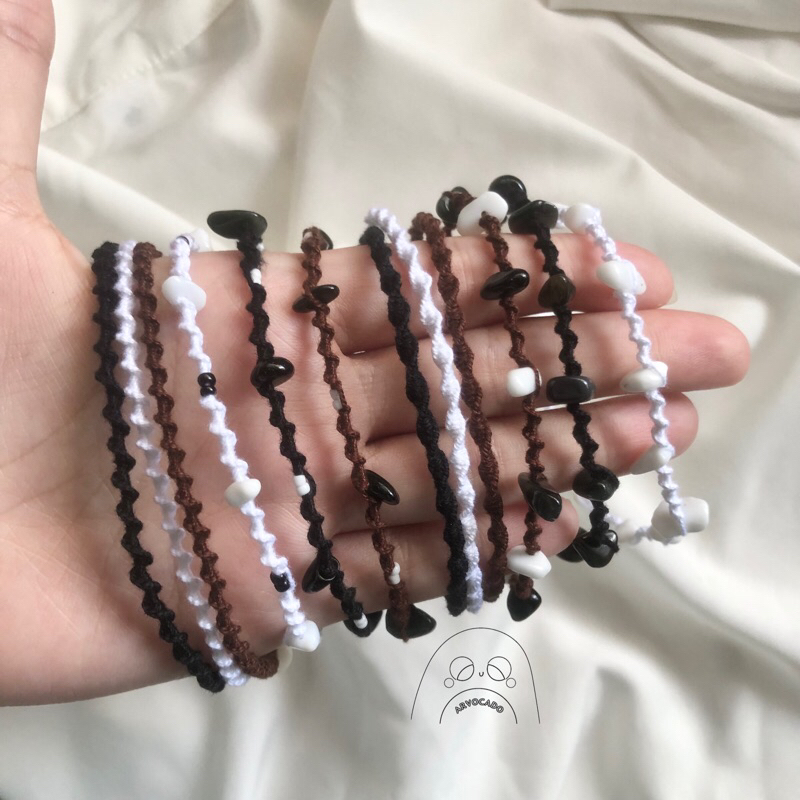 Anklet ~ Classic Chipstone Handmade | Shopee Philippines