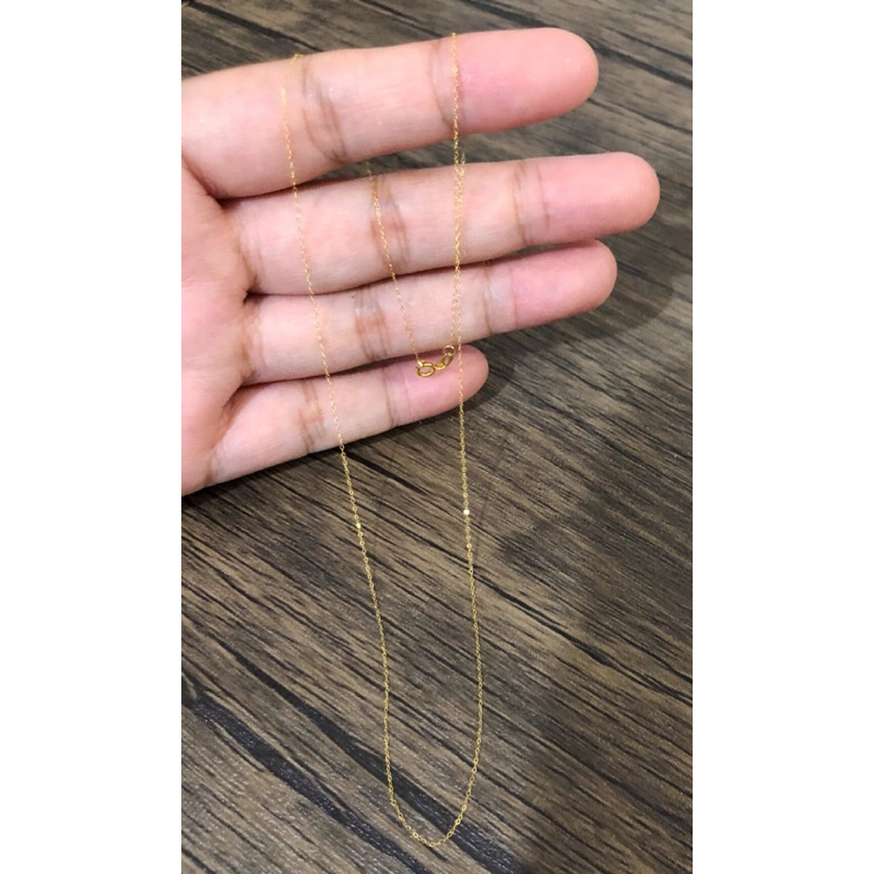 PAWNABLE COD 18k Saudi Gold Fine Tauco chain necklace(lightweight ...