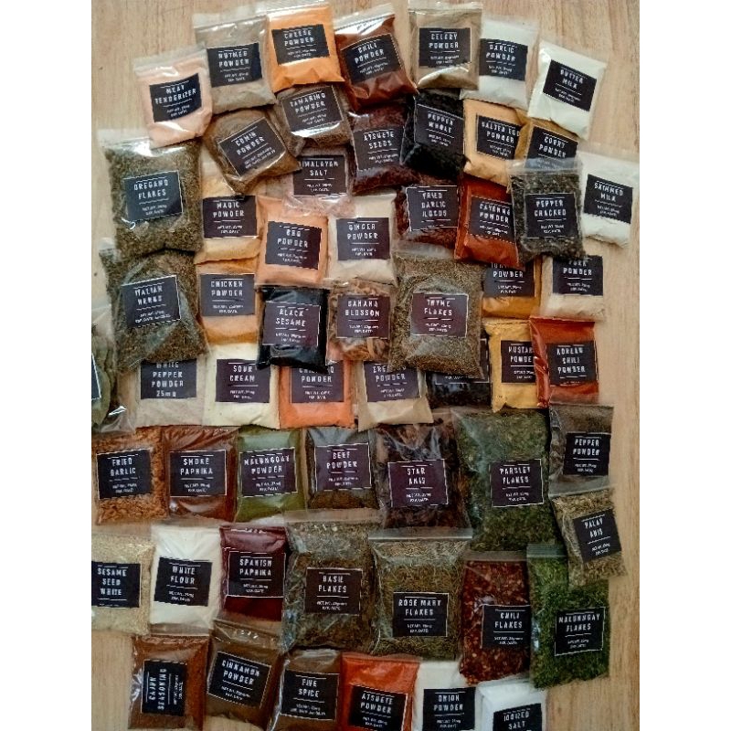 Premium herbs and spices in value pack 25 grams | Shopee Philippines