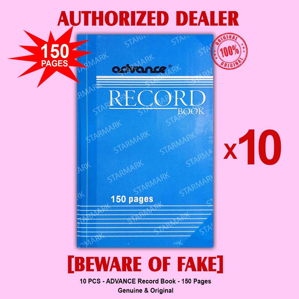 Advance Record Book Books 150 pages Log Book Books Logbook Logbooks ...