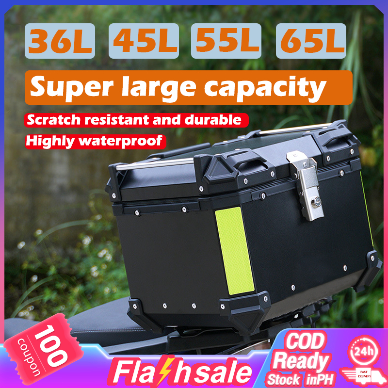 【24h ship】Motorcycle Top Box Motorcycle Box 45L 36L Large Capacity ...