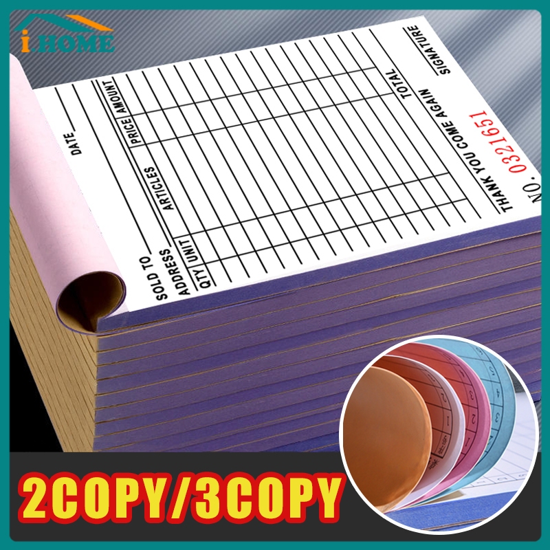 Carbonized Resibo Receipt Wholesale With Carbon Paper Duplicate Receipt ...