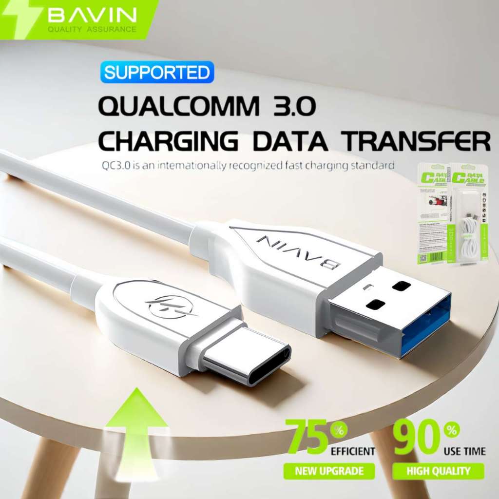BAVIN CB071 Support QC3.0 Fast Charging Data Usb Cable 0.5/1 Meter ...