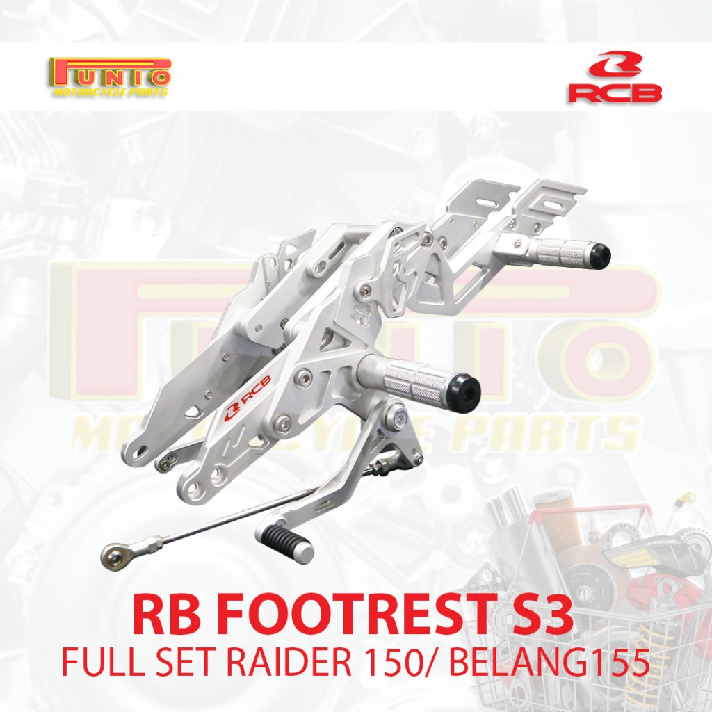 RCB S3 Footrest Full Set Sniper 150/Raider 150 | Shopee Philippines