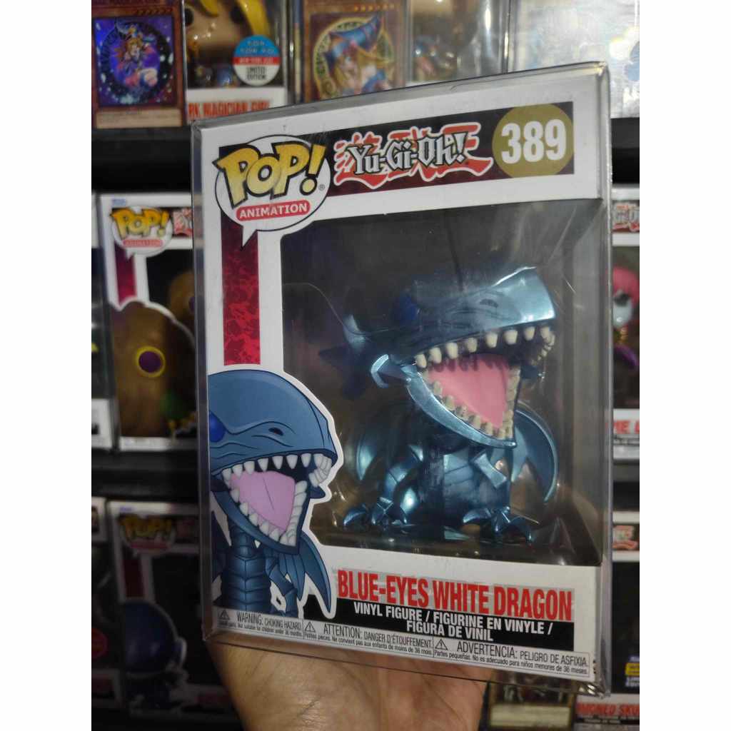 Funko POP Animation: Yu-Gi-Oh - 389 Blue-Eyes White Dragon | Shopee ...