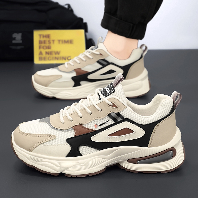 LYS New Casual Thick Bottom for Men Shoes Korean Sneakers Shoes Closed ...