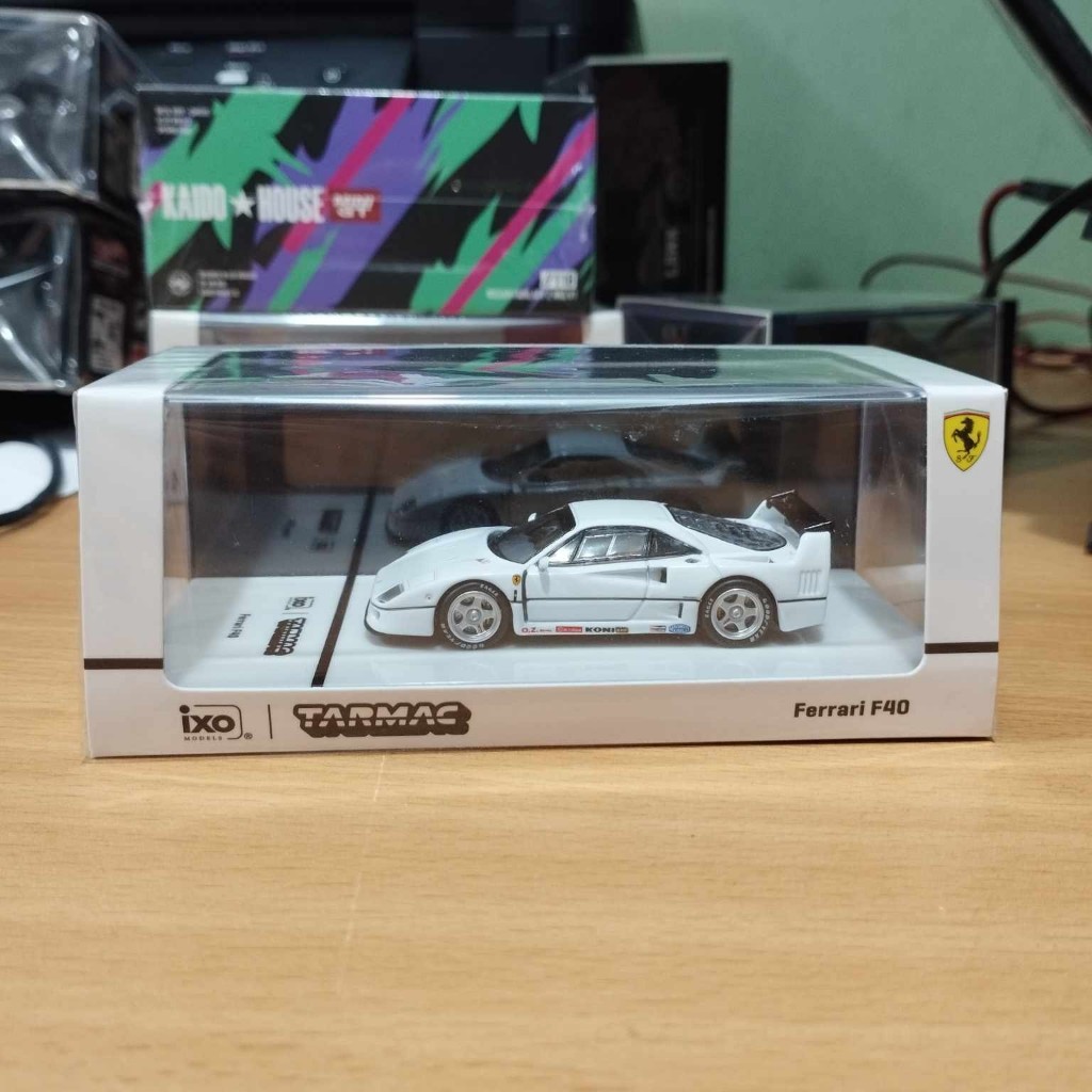 Tarmac Ferrari F40 (White) 1:64 Scale | Shopee Philippines