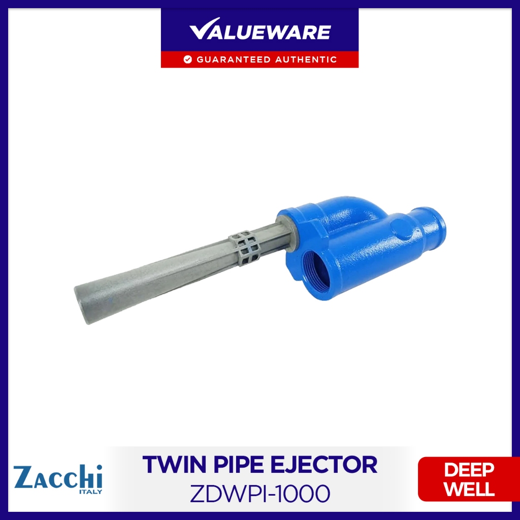 ZACCHI Twin Pipe Ejector for Deep Well Water Pump 4" | ZDWPI-1000 ...