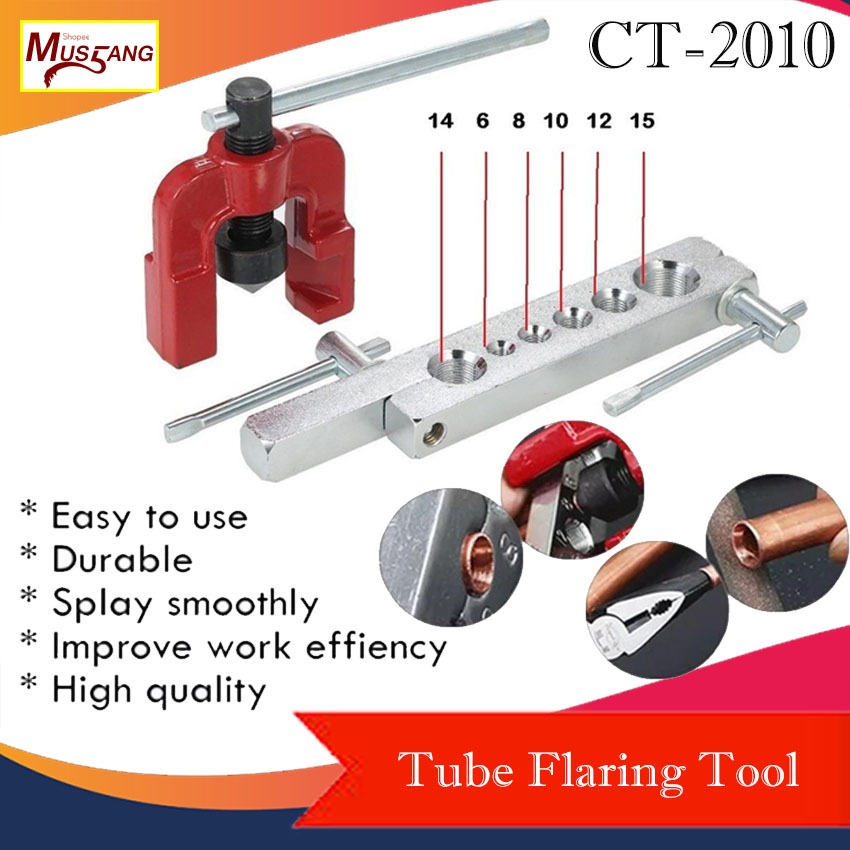 Tube Flaring Tool Set CT-2020 Manual Copper Tube Expansion Reamer Water ...