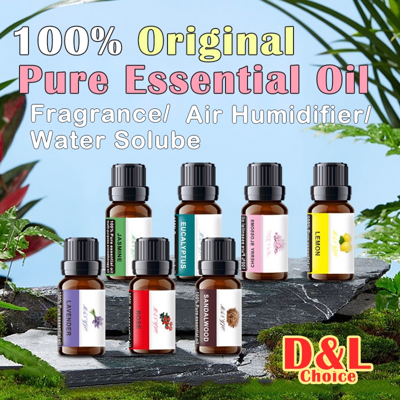 100% Original Natural Pure Essential Fragrance Oil Scent Air Humidifier Water Soluble ...