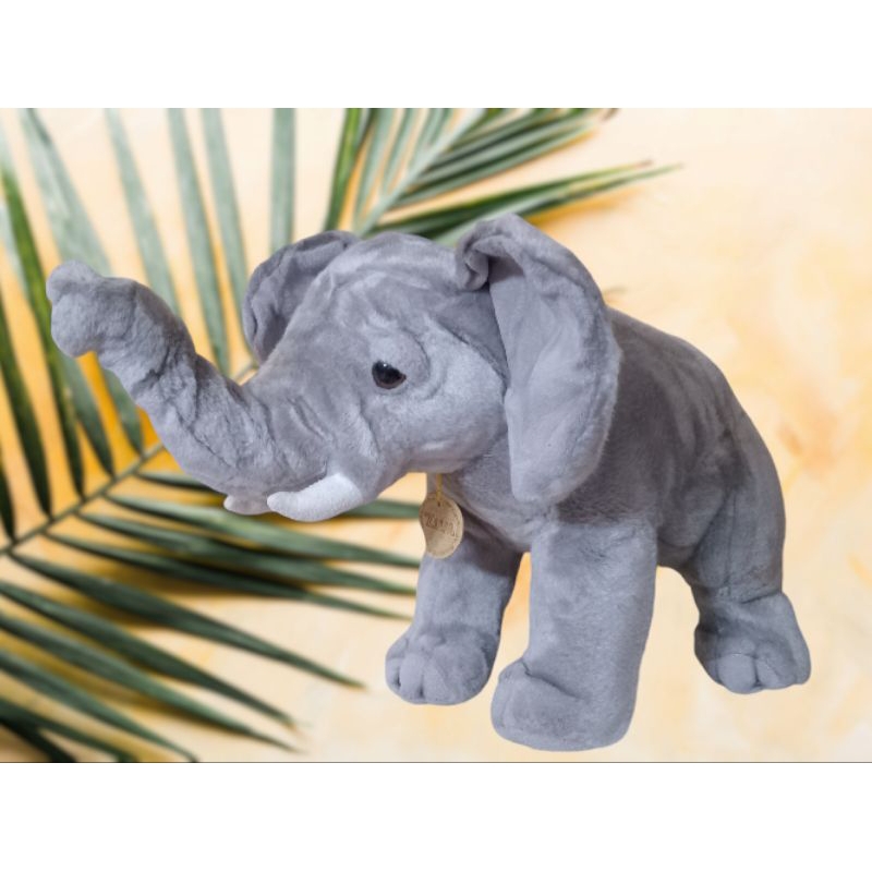 Wild animal elephant realistic stuffed toy | Shopee Philippines